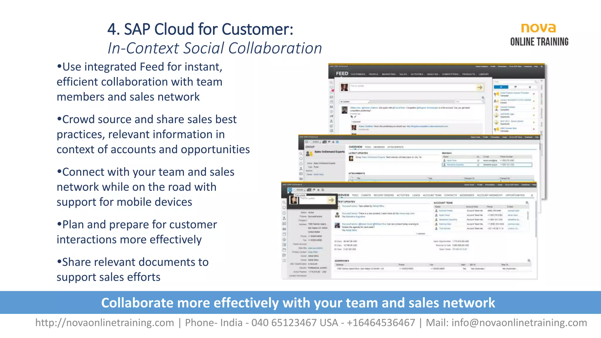 SAP C4C Introduction - Business Scenario | PPTX