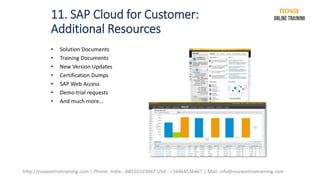 SAP C4C Introduction - Business Scenario | PPTX