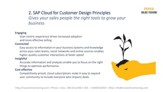 SAP C4C Introduction - Business Scenario | PPTX