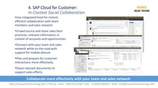 SAP C4C Introduction - Business Scenario | PPTX