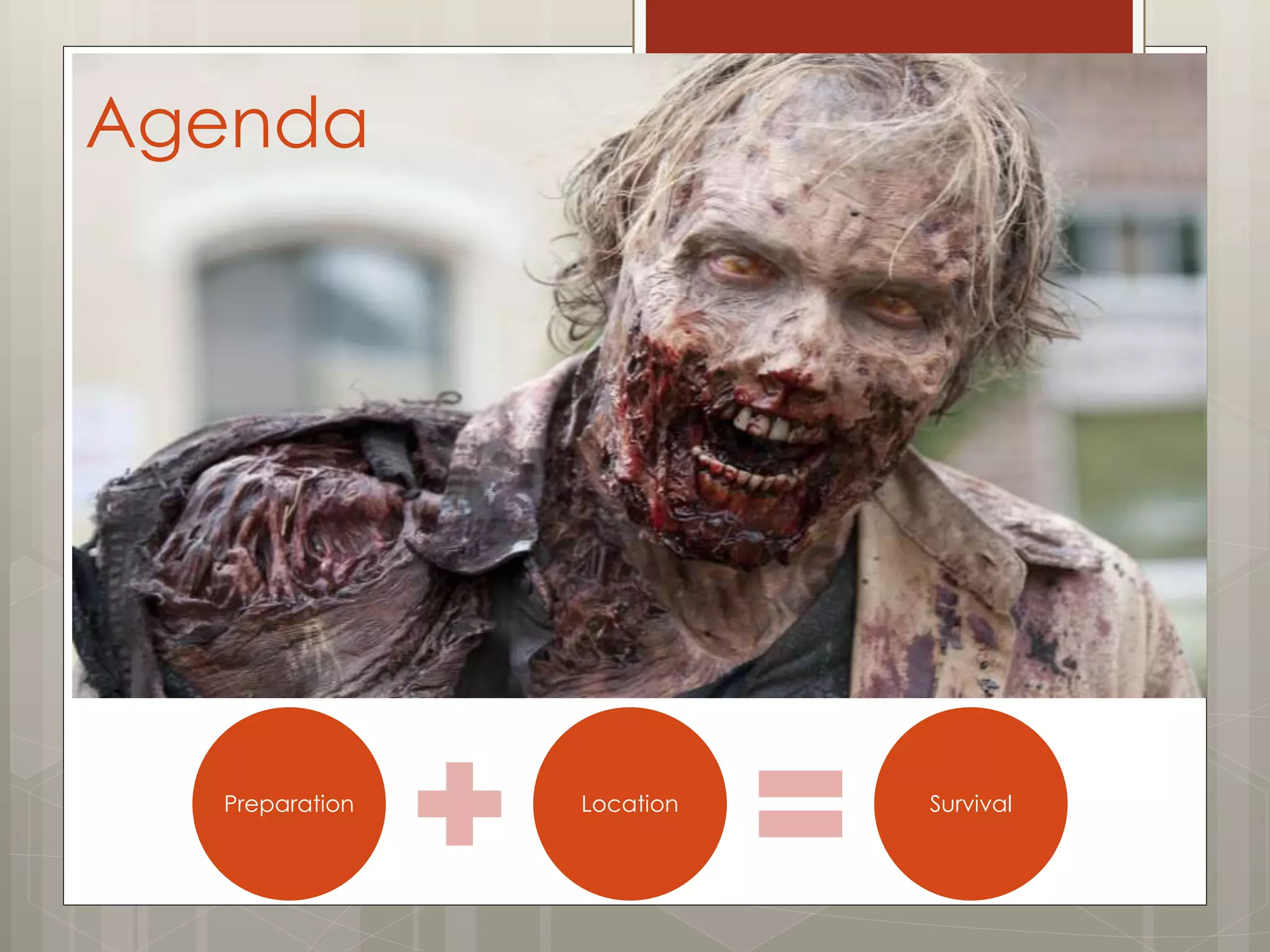 How to Survive a Zombie Apocalypse | PPSX