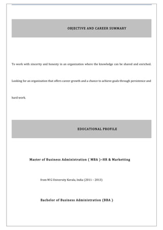 RESUME OF ANSHAD | DOC