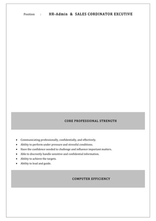RESUME OF ANSHAD | DOC