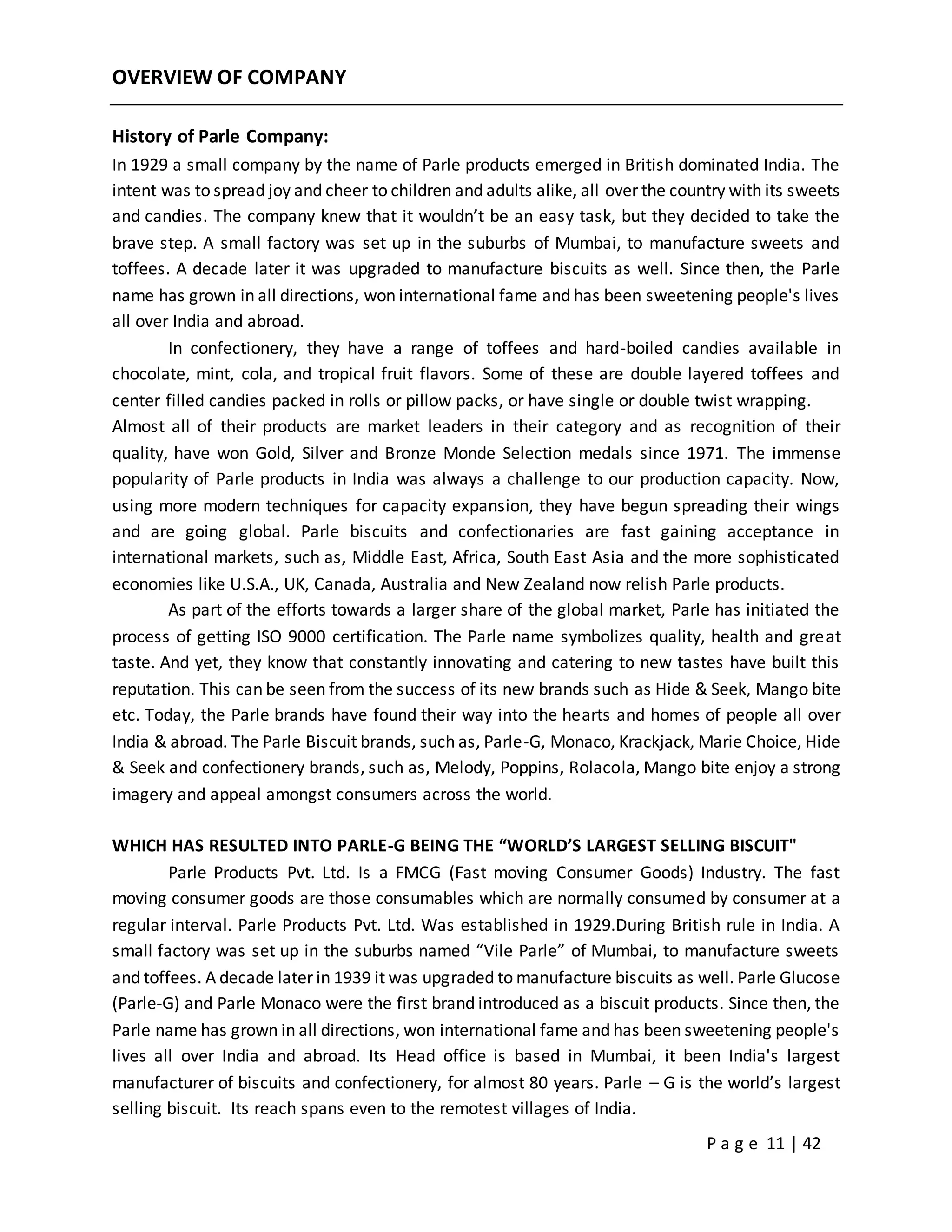 Parle project- PDF | PDF