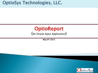 Oracle Apex_24Apr2015_v2 | PPT