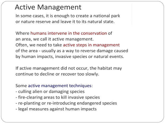 C4 conservation of biodiversity | PPT
