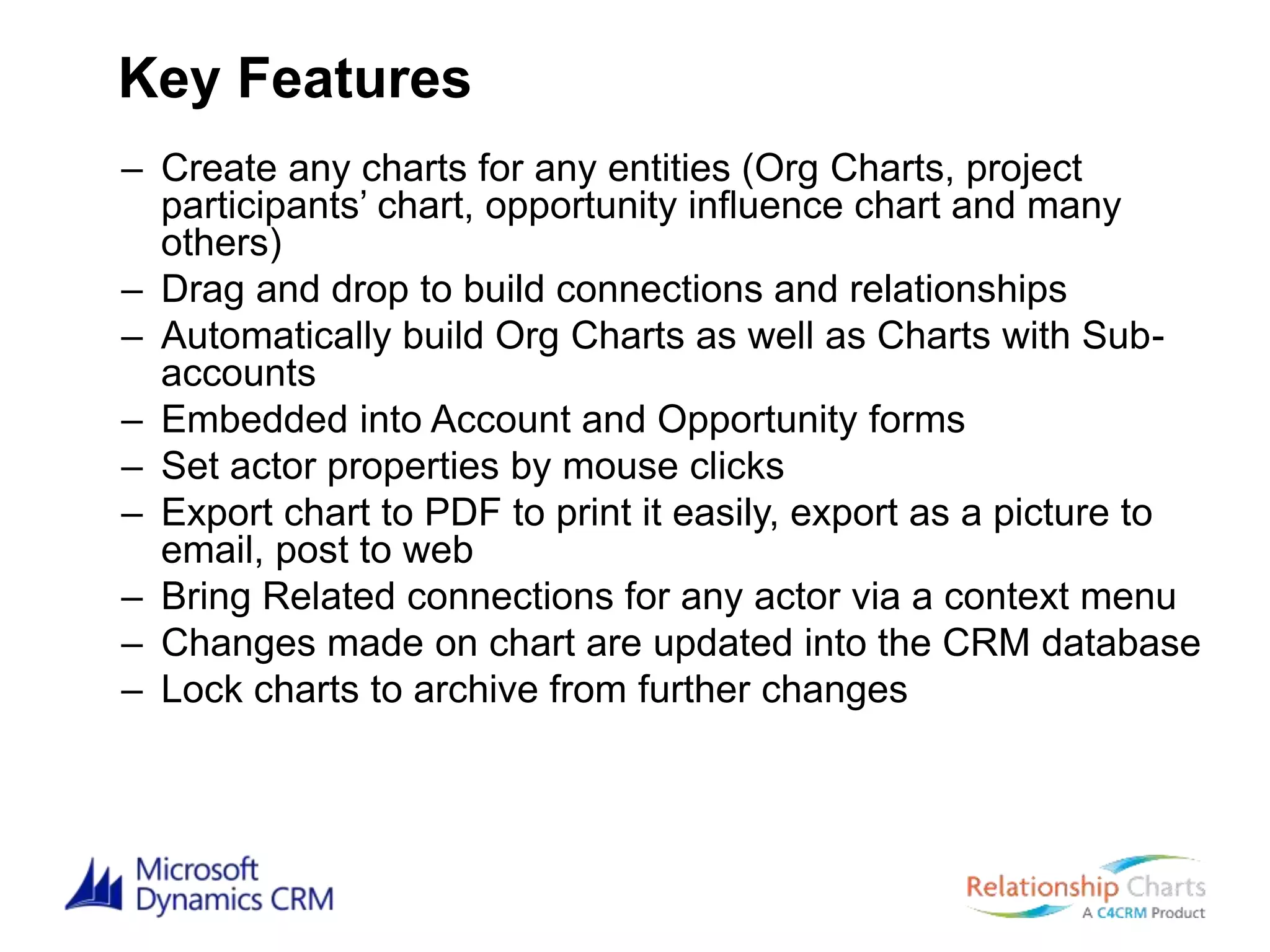 Relationship Charts for Microsoft Dynamics CRM | PPTX