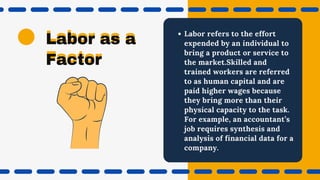 PROCESS OF PRODUCTION | PPT