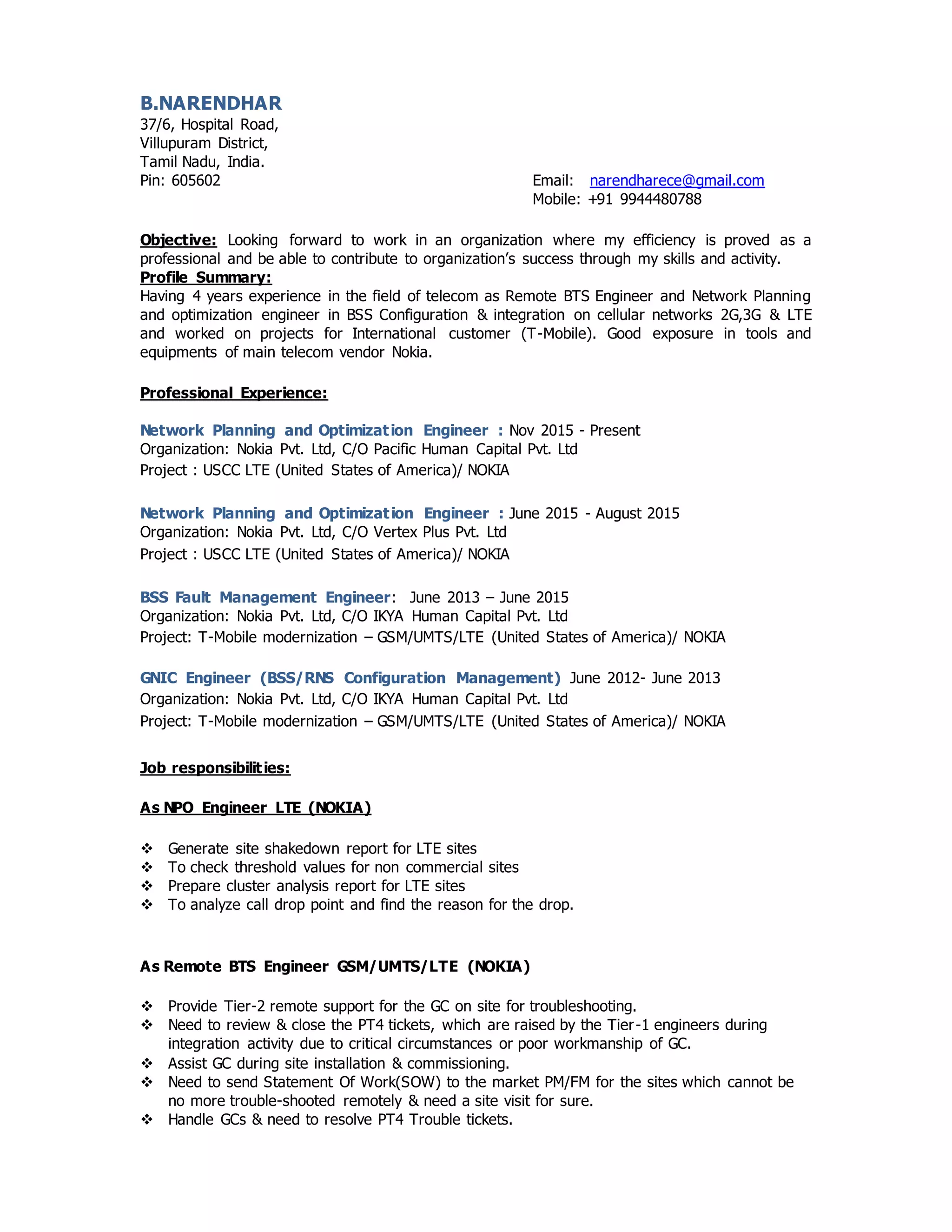Narendhar.B | DOCX