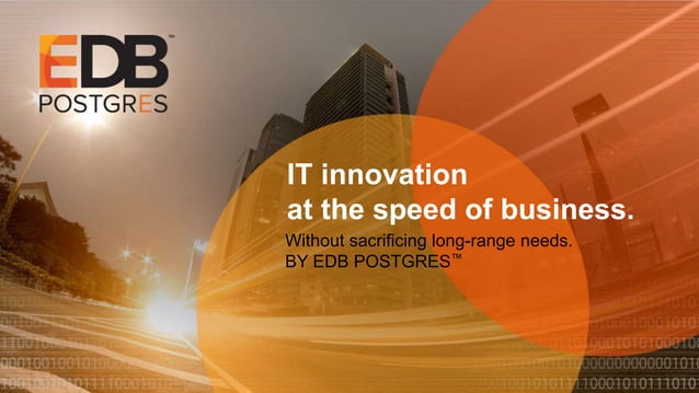 EDB Database for Digital Transformation_20161101 | PPT