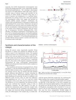 Photo-induced reduction of CO2 using a magnetically separable Ru-CoPc@TiO2@SiO2@Fe3O4 catalyst ...