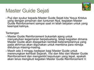 MGR - Sejarah Dan Latar Belakang Master Guide ReInforcement | PPTX