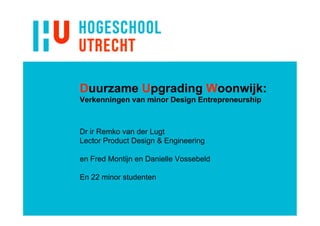 C4 Duurzaam Design Enterpreneurship | PDF