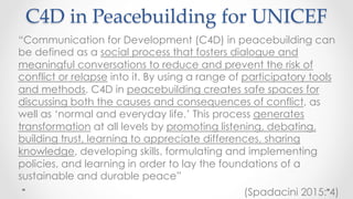 Communication for Development in Peacebuilding | PDF