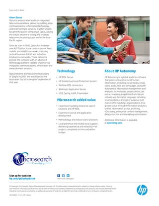 Optus improves customer experience | PDF