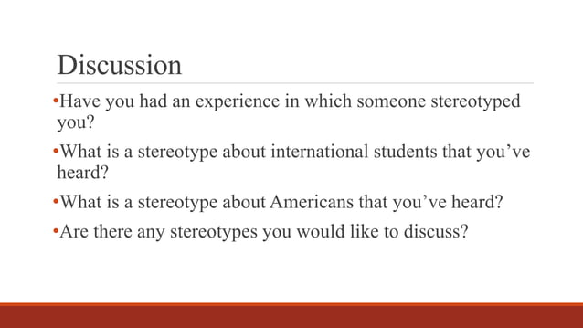 Understanding Stereotypes | PPT