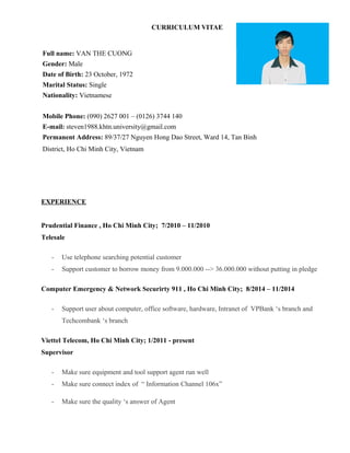 CV English | DOC
