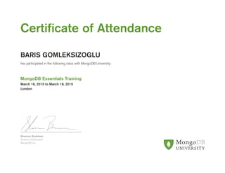 Mongodb_London_Training | PPT