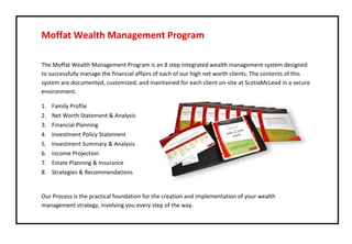 Moffat Wealth Management Program | PPT
