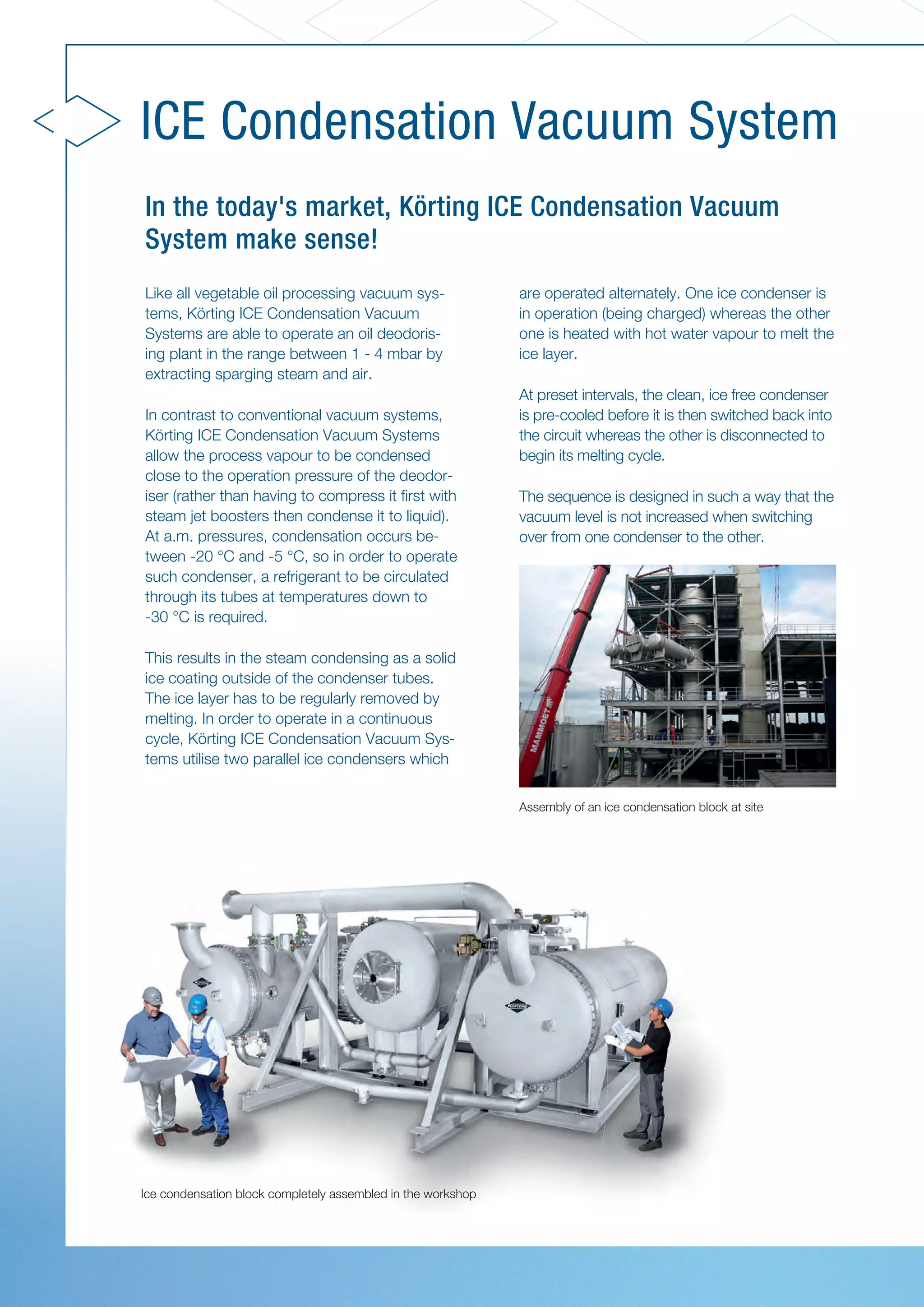 Ice Condensation vacuum systems | PDF