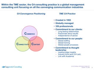 Capgemini Consulting's Telecom, Media & Entertainment | PPT