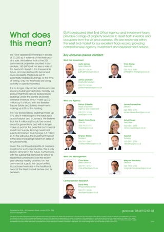 GVA Research - Who owns Mayfair and St James's | PDF