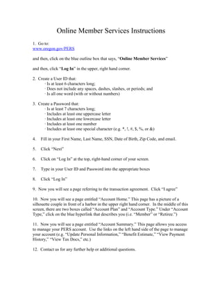 OMS Instructions | DOC