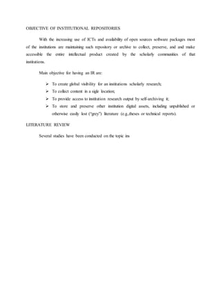 INSTITUTIONAL REPOSITORIES | DOCX