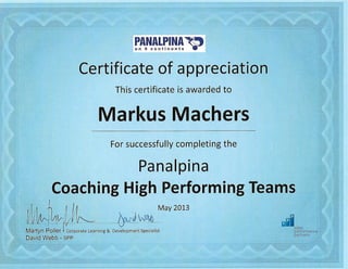 Coaching High Performing Teams | PPT