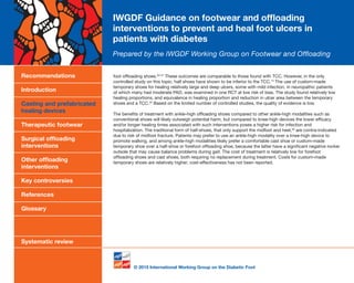C4 iwgdf guidance on footwear and offloading interventions to prevent ...