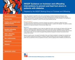 C4 iwgdf guidance on footwear and offloading interventions to prevent ...