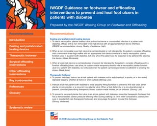 C4 iwgdf guidance on footwear and offloading interventions to prevent ...