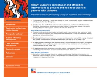 C4 iwgdf guidance on footwear and offloading interventions to prevent ...