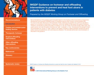 C4 iwgdf guidance on footwear and offloading interventions to prevent ...