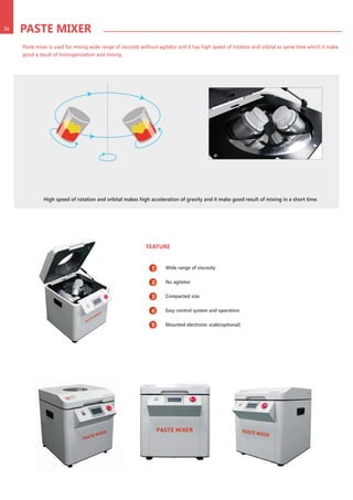 Paste mixer catalog 2015 | PDF