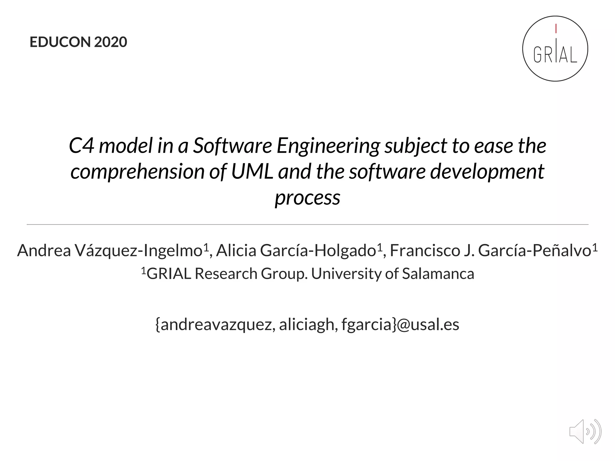 C4 model in a Software Engineering subject to ease the comprehension of ...