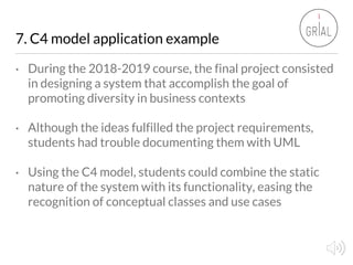 C4 model in a Software Engineering subject to ease the comprehension of ...