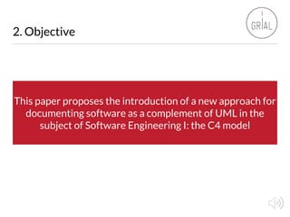 C4 model in a Software Engineering subject to ease the comprehension of ...