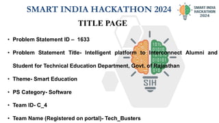 C_4_Tech_busters smart india hackthon ppt | PDF