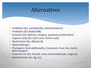 Usage of Antibiotics in broiler production | PPTX