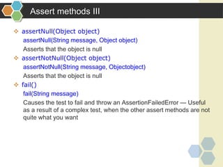 Unit Test with test JUNIT | PPT
