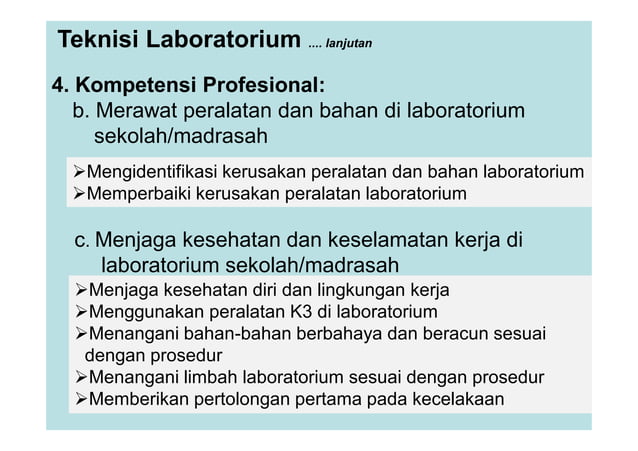 Job Description KEP. LAB | PDF