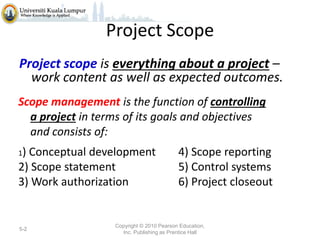 Project Management C5 -scope_management | PDF