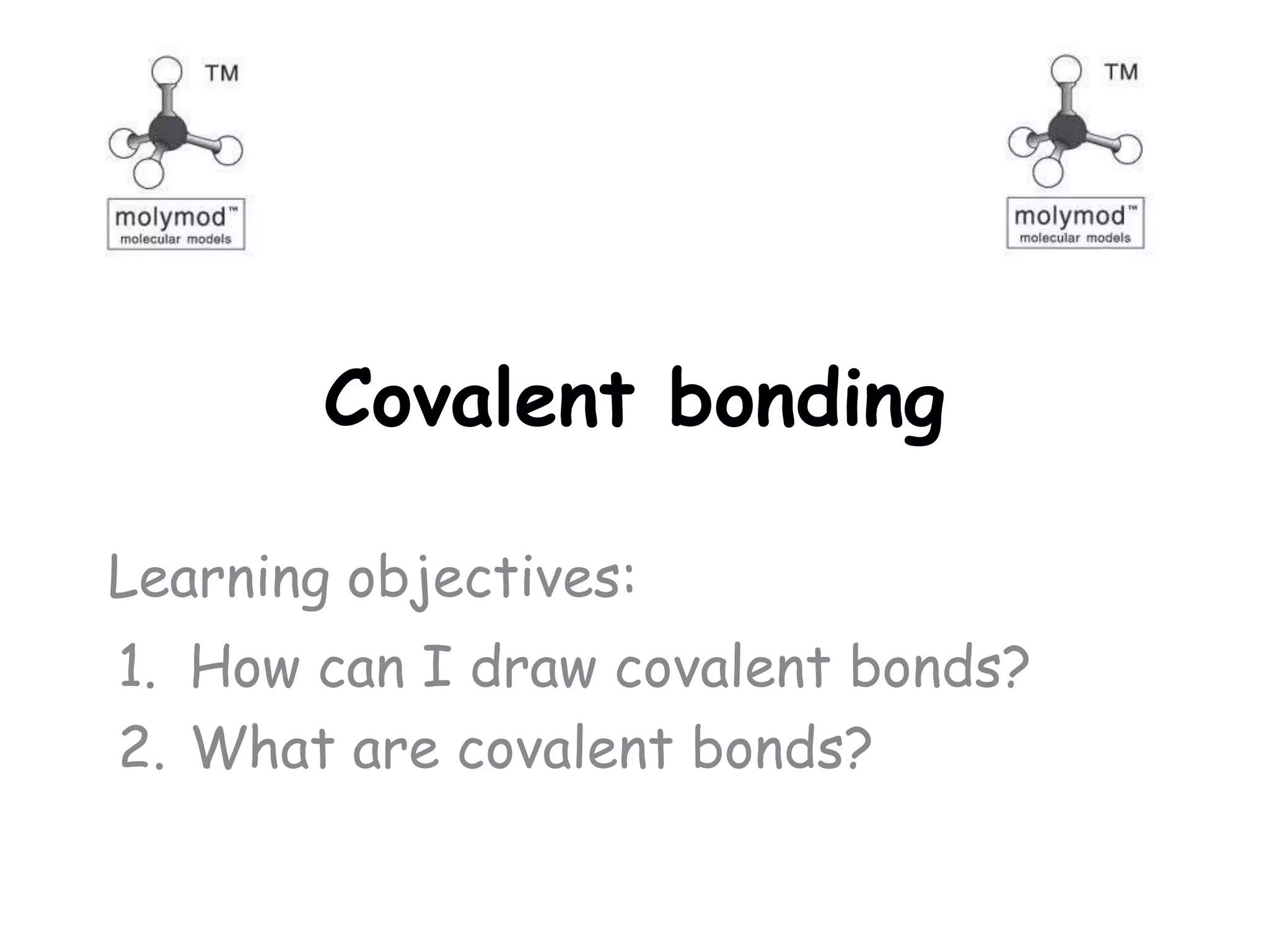C5 simple covalent-bonding | PPTX | Chemistry | Science