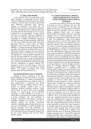 An Ontological Approach for Mining Association Rules from Transactional Dataset | PDF