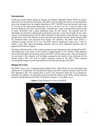 ROV Final Report | PDF