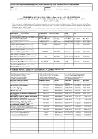 Application Doru Gugeaman AB | PDF