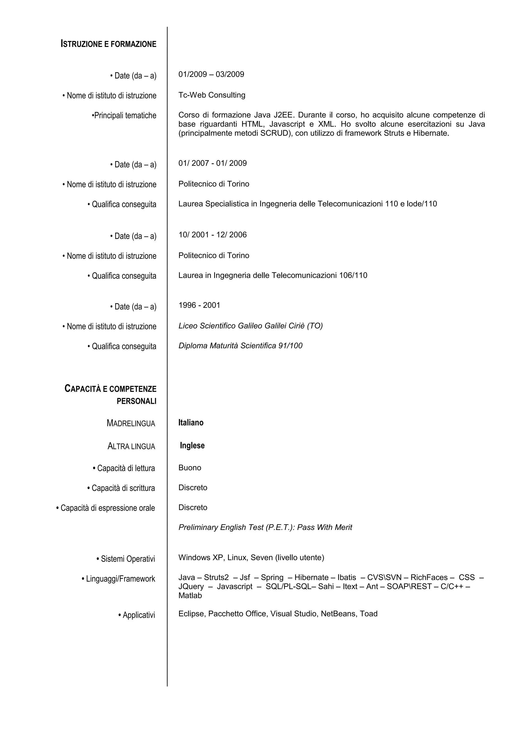 Alessio_Pedrini_CV | PDF