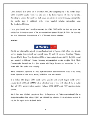 A project report on Airtel | DOCX