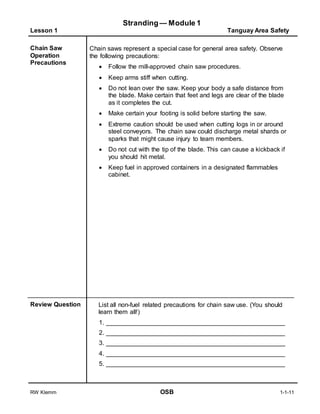 OSB Tanguay Log Mover Example | PDF
